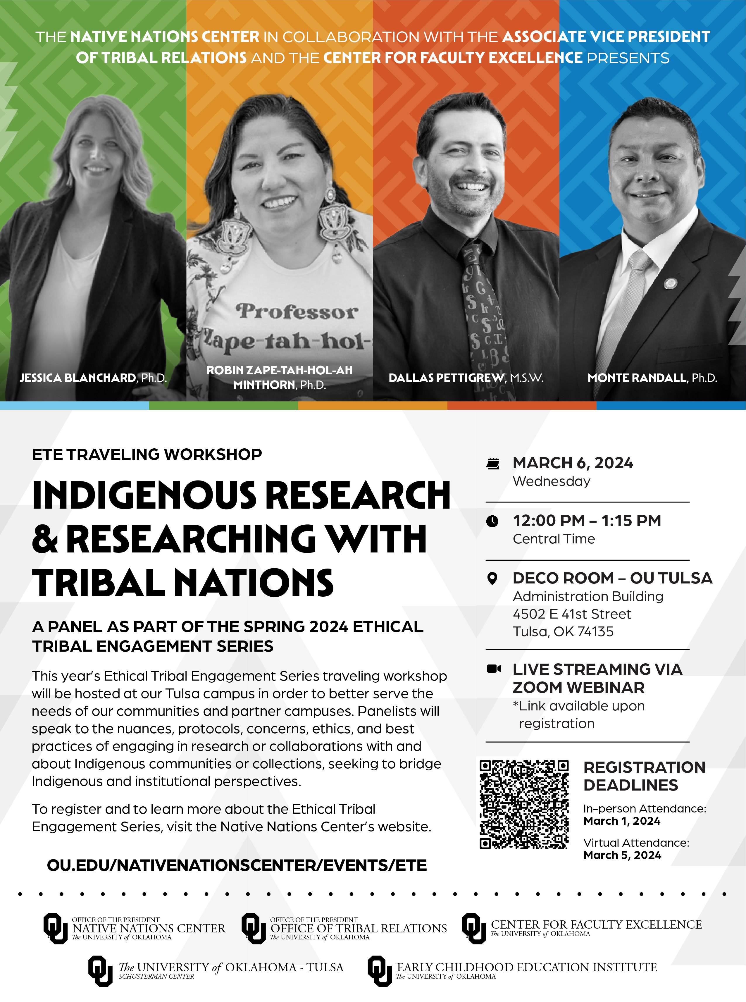 Indigenous Research and Researching with Tribal Nations - Spring 2024