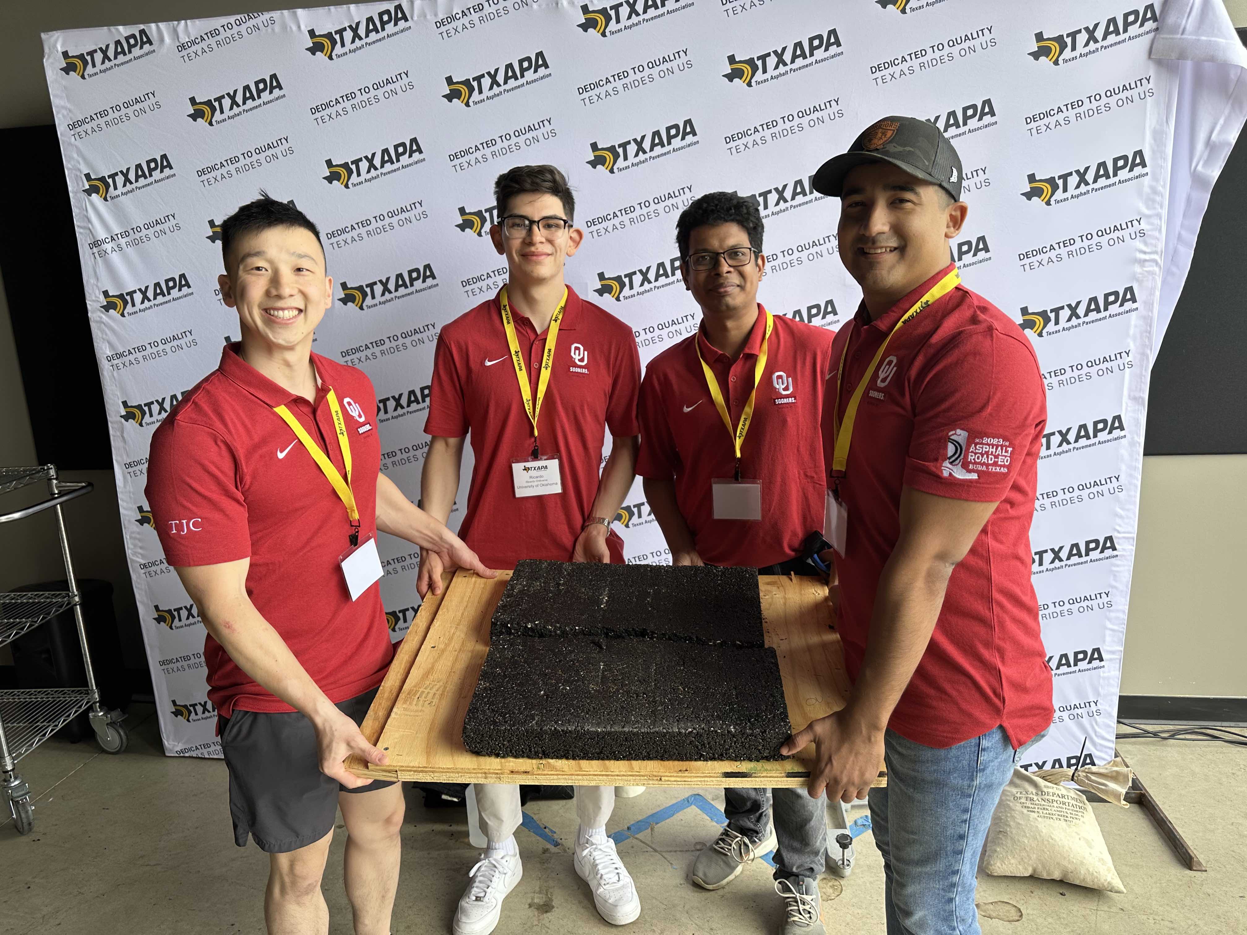 OU Students Compete in Asphalt Competition