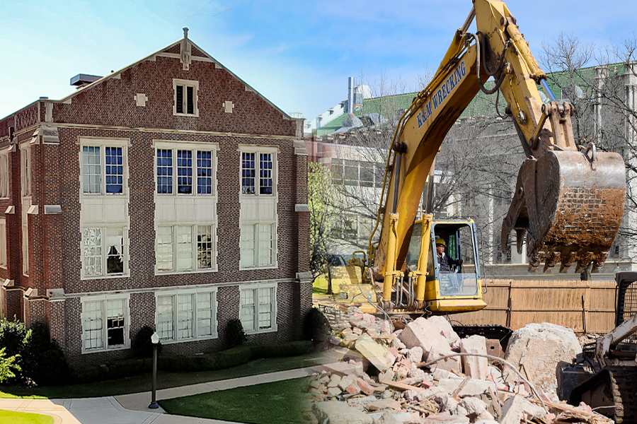 Sutton Hall Demolition Makes Way for New Life Sciences Teaching Lab and ...